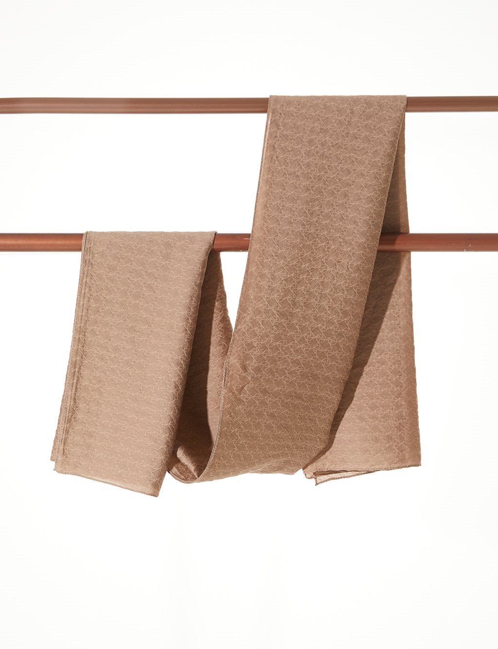 Mini Chain Monogram Viscose Shawl Beige