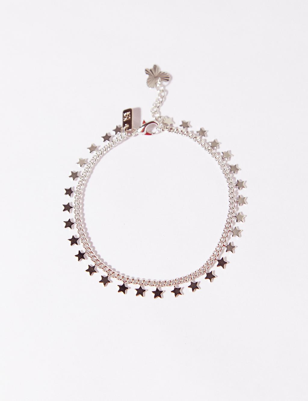 Yıldız Pul Detaylı Halhal Gümüş