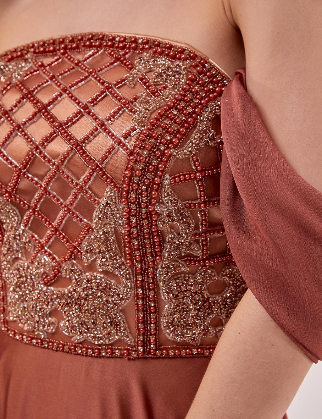 A-Line Strapless Evening Dress Tile